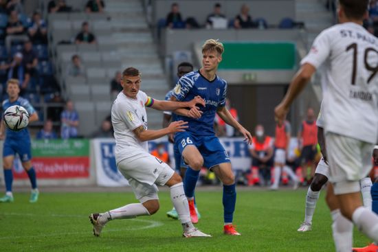 Luca Schuler Right 1 Fc Magdeburg Editorial Stock Photo - Stock Image ...