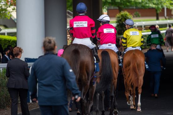 Jockeys Were Wearing Names On Their Editorial Stock Photo - Stock Image ...