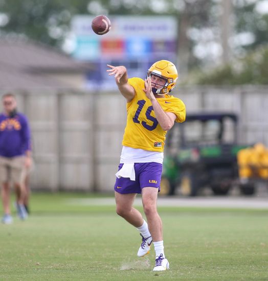 Lsu Backup Quarterback Matt Odowd 19 Editorial Stock Photo - Stock ...