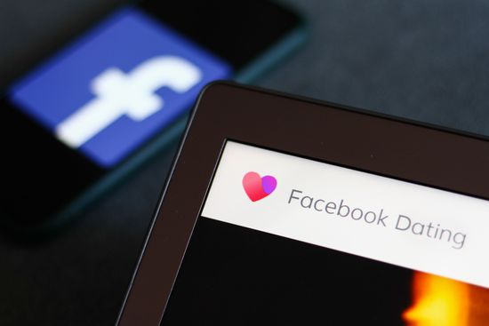 Facebook Dating Website Displayed On Laptop Editorial Stock Photo ...