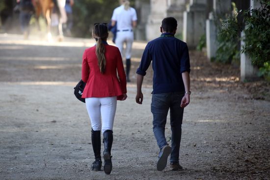 Jessica Springsteen Her Boyfriend During Palio Editorial Stock Photo ...