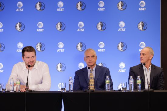 Nba Star Luka Doncic His Agents Editorial Stock Photo - Stock Image ...
