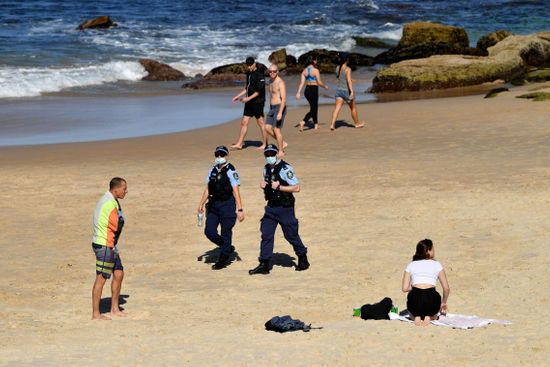 Nsw Police On Patrol Bondi Beach Editorial Stock Photo - Stock Image ...