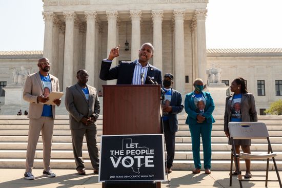 Texas Representative Ron Reynolds Speaks During Editorial Stock Photo ...