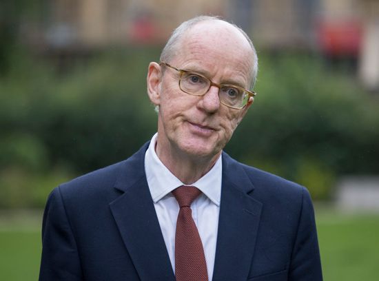 Education Minister Nick Gibb Seen During Editorial Stock Photo - Stock ...