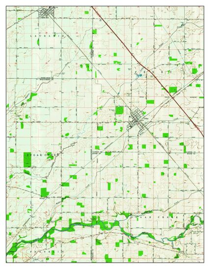 Usa Timeless Maps Colfax Indiana Map Editorial Stock Photo - Stock ...
