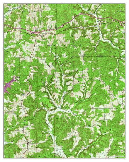 Usa Timeless Maps Branchville Indiana Map Editorial Stock Photo - Stock ...