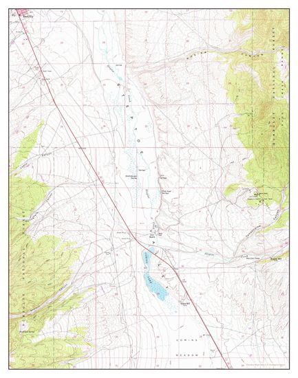 Usa Timeless Maps Comins Lake Nevada Editorial Stock Photo - Stock ...