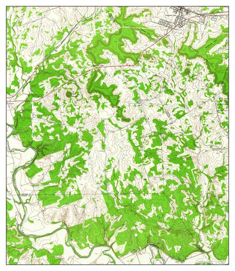 Usa Timeless Maps Copperas Cove Texas Editorial Stock Photo - Stock ...