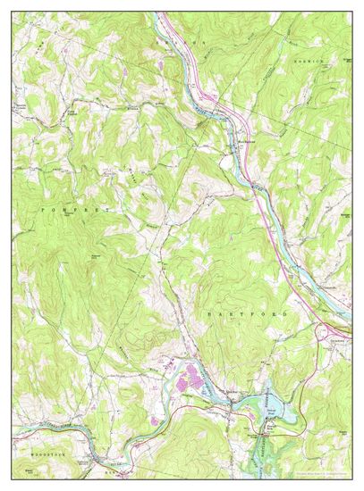 Usa Timeless Maps Quechee Vermont Map Editorial Stock Photo - Stock ...