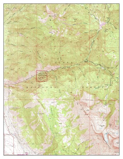 Usa Timeless Maps Timpanogos Cave Utah Editorial Stock Photo - Stock ...
