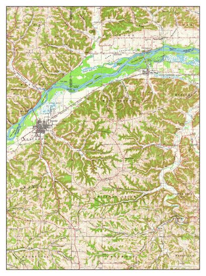 Usa Timeless Maps Boscobel Wisconsin Map Editorial Stock Photo - Stock ...