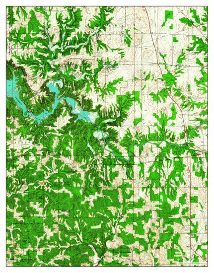 Usa Timeless Maps Cataract Indiana Map Editorial Stock Photo - Stock ...