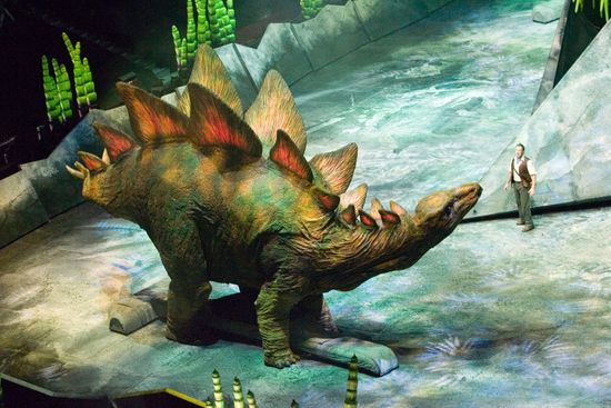 Armor Plated Stegosaurus Jurassic Period Moves Editorial Stock Photo ...
