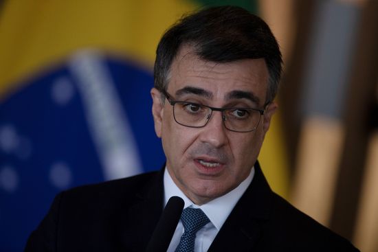 Brazilian Foreign Minister Carlos Speaks Joint Editorial Stock Photo ...