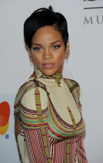 Rihanna Attends Clive Davis Pregrammy Party Editorial Stock Photo ...