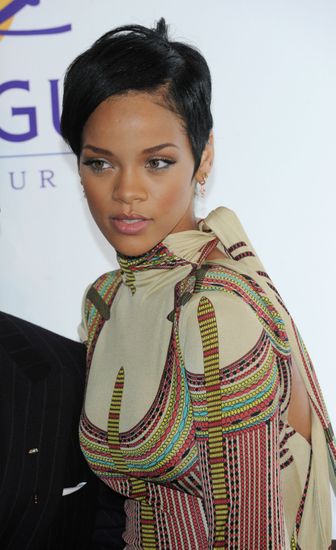 Rihanna Attends Clive Davis Pregrammy Party Editorial Stock Photo ...