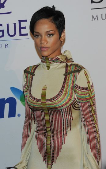 Rihanna Attends Clive Davis Pregrammy Party Editorial Stock Photo ...