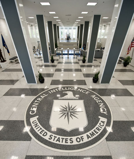 Old Entrance Central Intelligence Agency Headquarters Editorial Stock ...