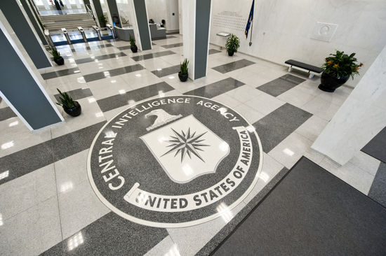 Old Entrance Central Intelligence Agency Headquarters Editorial Stock ...