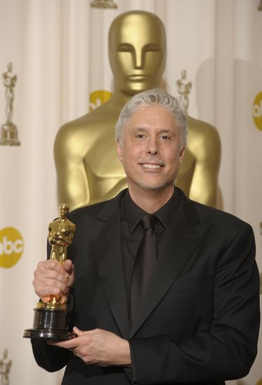 Christopher Rouse Holds His Film Editing Editorial Stock Photo - Stock ...
