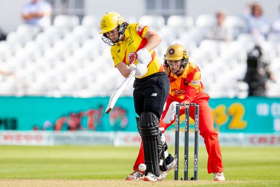 Heather Graham Trent Rockets Batting During Editorial Stock Photo ...