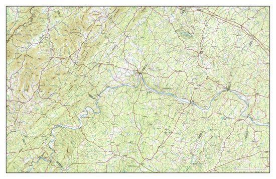 Usa Timeless Maps Dillwyn Virginia Map Editorial Stock Photo - Stock ...