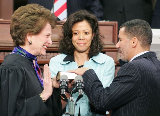 Judge Judith Kaye L Swears David Editorial Stock Photo - Stock Image ...