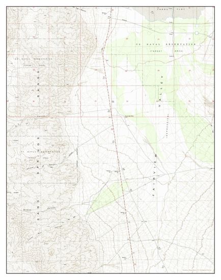 Usa Timeless Maps Chukar Canyon Nevada - Foto de stock de contenido ...