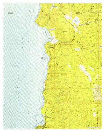 Usa Timeless Maps Glenbrook Nevada Map Editorial Stock Photo - Stock ...