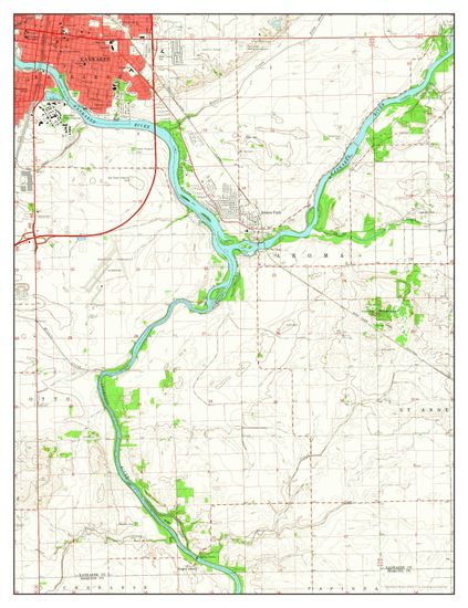 Usa Timeless Maps Kankakee Illinois Map Editorial Stock Photo - Stock ...
