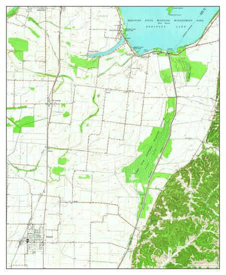 Usa Timeless Maps Ridgely Tennessee Map Editorial Stock Photo - Stock ...