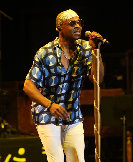 Stokley Williams Performs Dell Music Summer Editorial Stock Photo ...