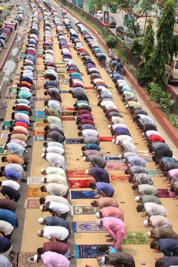 Aerial View Thousands Muslims Meeting Take Editorial Stock Photo ...
