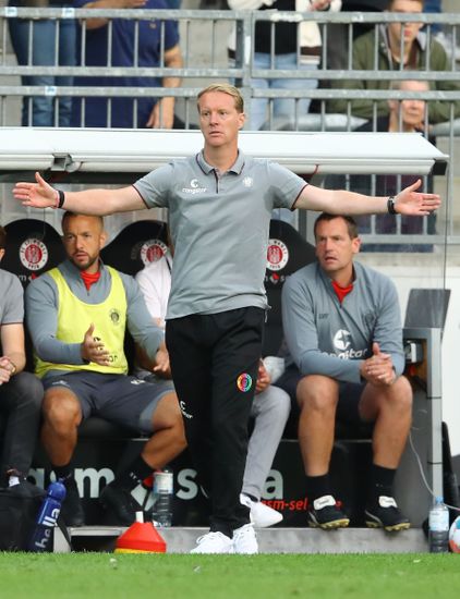 St Paulis Coach Timo Schultz Playing Editorial Stock Photo - Stock ...