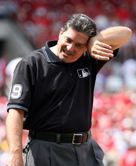 Major League Umpire Ed Rapuano Wipes Editorial Stock Photo - Stock ...