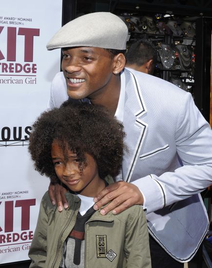 Actor Will Smith His Son Jaden - Foto de stock de contenido editorial ...