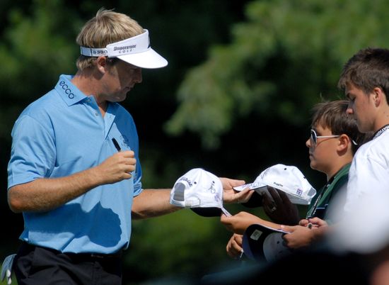 Stuart Appleby Signs Autographs During Practice Editorial Stock Photo ...