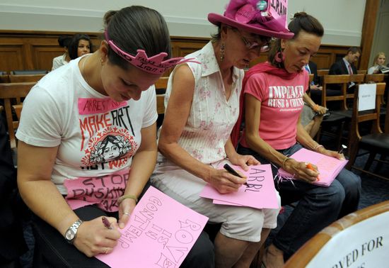 Code Pink Protesters Make Signs Saying Editorial Stock Photo - Stock ...