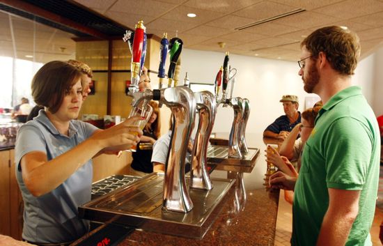 Visitors Wait Free Sample Beer Following Editorial Stock Photo - Stock ...