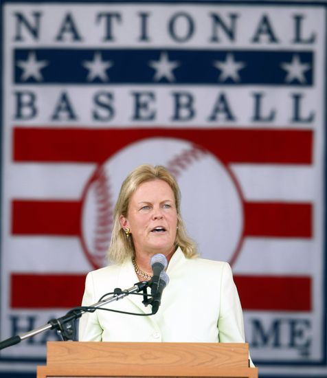 Jane Forbes Clark Chairman National Baseball Editorial Stock Photo ...