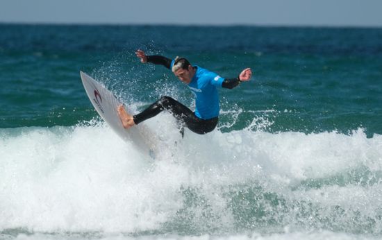 Seth Morris Surfing Quarterfinal Heat 4 Editorial Stock Photo - Stock ...