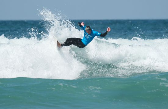 Seth Morris Surfing Quarterfinal Heat 4 Editorial Stock Photo - Stock ...
