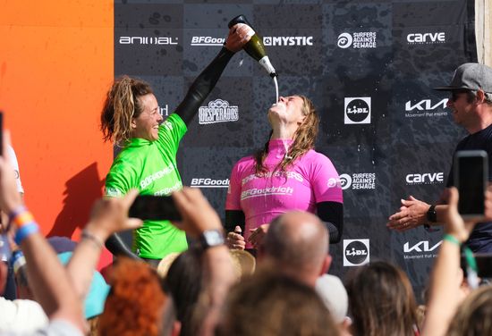 Emily Currie Winner Womens Longboard Editorial Stock Photo - Stock ...