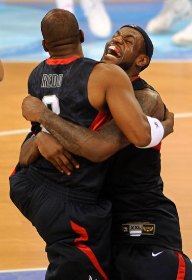 Team Usas Lebron James R Hugs Editorial Stock Photo - Stock Image ...