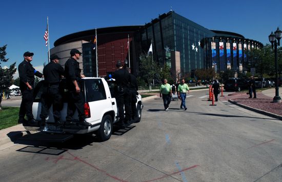 Security Officers Ride On Security Vehicle Editorial Stock Photo ...