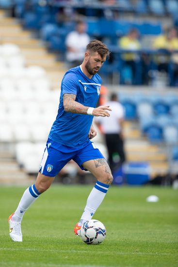 Luke Chambers Colchester United During Colchester Editorial Stock Photo ...