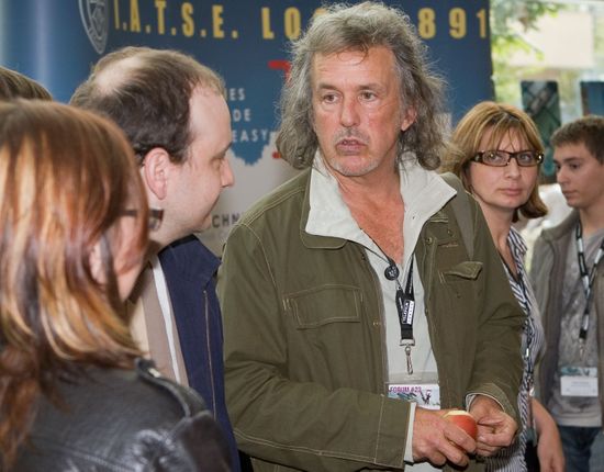 Television Screenwriter Producer Chris Haddock Talks Editorial Stock ...