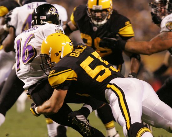 Pittsburgh Steelers Patrick Bailey Brings Down Editorial Stock Photo ...