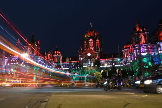 Chhatrapati Shivaji Maharaj Terminus Csmt Building Editorial Stock ...